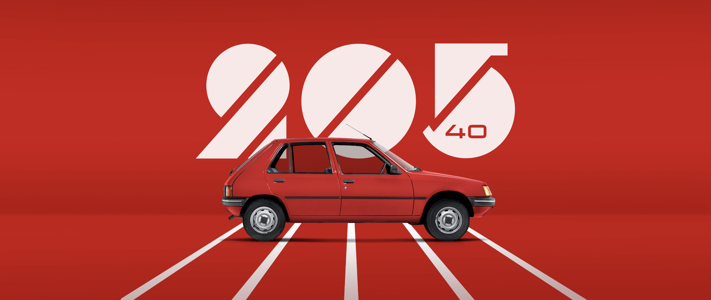 El PEUGEOT 205 celebra su 40 cumpleaños: ¡un coche de gran presencia!